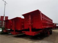 China Dual Line Braking System 60m3 Tipper Trailer 45m3 50T Dump Trailer 30m3 Tipping Trailer for sale
