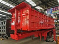 China Dual Line Braking System 60m3 Tipper Trailer 45m3 50T Dump Trailer 30m3 Tipping Trailer for sale