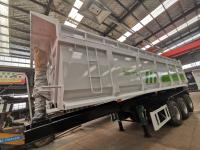 China Dual Line Braking System 60m3 Tipper Trailer 45m3 50T Dump Trailer 30m3 Tipping Trailer for sale