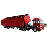 China 30 Ton Tri Axle Hydraulic Cylinder Side Dump Truck Trailer with 11.00R20-16PR Tyres for sale