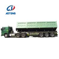 China 30 ton 34 ton 40 ton 60ton side dump tipper truck trailer super link side tipper trailer for sale