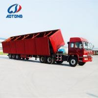 China 30 ton 34 ton 40 ton 60ton side dump tipper truck trailer super link side tipper trailer for sale