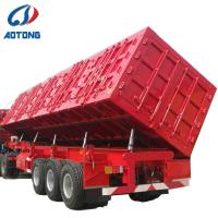 China 30 ton 34 ton 40 ton 60ton side dump tipper truck trailer super link side tipper trailer for sale