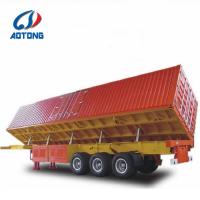 China 30 ton 34 ton 40 ton 60ton side dump tipper truck trailer super link side tipper trailer for sale
