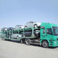 China AOTONG 2 double axles 6 units Electric SUV car carrier semi trailer for customer's request for sale
