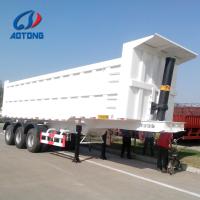 China 12R22.5 Tires 3 Axle Tipper Semi Trailer for Heavy Duty Cargo Transport for sale