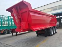 China 12R22.5 Tires 3 Axle Tipper Semi Trailer for Heavy Duty Cargo Transport for sale