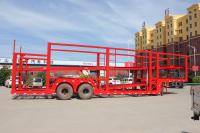 China Max Payload 30000KG 2 Axle Double Deck Vehicle Carrying Truck Trailer for 15/21 Cars for sale