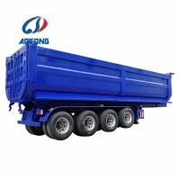 China U Shape Tipper Cargo Truck Trailer The Best Way to Transport Sand Stone or Bulk Cargo for sale