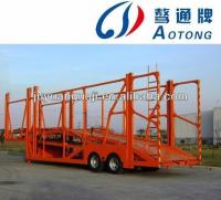 China 3 Axles Car Carrier Semi Trailer with Steel Material and 40000KG Payload for sale