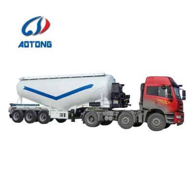 China 13000X2500X3990 Bulk Cement Truck Semi Trailer for Dry Powder Customers Optional for sale