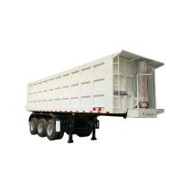 China U Shape Rear Tipper Tri-Axles End Dump Semi Truck Trailer with Leaf Spring Suspension for sale
