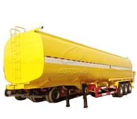 China Tri Axles 50000 Liters Carbon Steel Fuel Tanker Semi Trailer for Petrol Transportation for sale