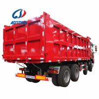 China 30-60ton Hydraulic Cylinder Self Rear Dump Tipping Truck Semi Trailer for Materials for sale