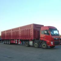 China JOST 28Tons Heavy Duty Dump Semi Trailer 30-100T Side Lift 4 Axles Side Tipper Trailer for sale