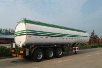 China Truck Trailer Tri-Axle 45m3 Fuel Tank with Optional Aluminum/Carbon Steel Material for sale
