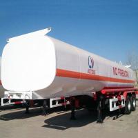 China Truck Trailer Tri-Axle 45m3 Fuel Tank with Optional Aluminum/Carbon Steel Material for sale