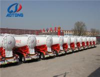 China Second Hand 50ton 3 Axle Cement Bulker Trailer for Bulk Powder Tank Semi Trailers for sale