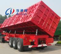 China 12000*2500*3500mm 2/3 Axles Side Tipper Semi Truck Trailer for Self Discharge Needs for sale