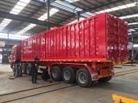 China Rear Dump Clinker Tipper Semi Trailer Truck Side Dump Truck Trailer for Your Business for sale