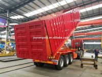 China Rear Dump Clinker Tipper Semi Trailer Truck Side Dump Truck Trailer for Your Business for sale