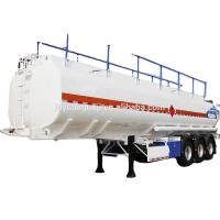 China Max Payload 80000kgs 3 Axle 40cbm Aluminum Fuel Tanker Trailer for Diesel Transport for sale