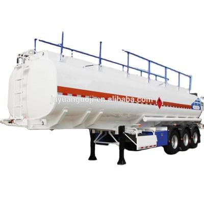 China Max Payload 80000kgs 3 Axle 40cbm Aluminum Fuel Tanker Trailer for Diesel Transport for sale