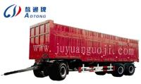 China Customers Optional Draw Bar Farm Tractor Full Trailer with Tipper and 11R22.5 Tyre for sale