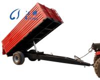 China Customers Optional Draw Bar Farm Tractor Full Trailer with Tipper and 11R22.5 Tyre for sale