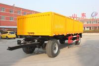 China Customers Optional Draw Bar Farm Tractor Full Trailer with Tipper and 11R22.5 Tyre for sale