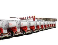 China 38m3 Dry Bulk Cement Silo/Tank Semi Truck Trailer with Max Payload of 30t-50t for sale