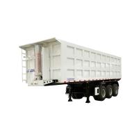 China Low Bed Deck Dimension 12000X2500X1500mm Dump Semi-Trailer for 100 Ton Coal Transport for sale
