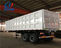 China Low Bed Deck Dimension 12000X2500X1500mm Dump Semi-Trailer for 100 Ton Coal Transport for sale