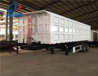 China Low Bed Deck Dimension 12000X2500X1500mm Dump Semi-Trailer for 100 Ton Coal Transport for sale