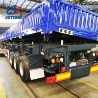China 2 3 4 Axle Tractor Semi-Trailer with Side Tipping Dump Truck and Hydraulic Cylinder for sale