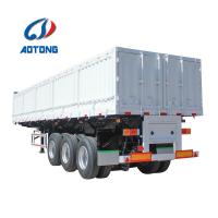 China 3*13T Axle Dump Semi Trailer/Side Wall Tipper For Heavy Duty Transport for sale