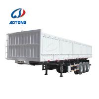 China 3*13T Axle Dump Semi Trailer/Side Wall Tipper For Heavy Duty Transport for sale