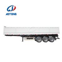 China 3*13T Axle Dump Semi Trailer/Side Wall Tipper For Heavy Duty Transport for sale