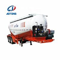 China 30-60CBM Bulk Cement Semi-Trailer with 28T Landing Gear and Max Payload of 28000 kg for sale