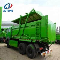 China 15 Ton Diesel Construction Waste Transport Tipper Truck with Truck Body Cover for sale