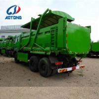 China 15 Ton Diesel Construction Waste Transport Tipper Truck with Truck Body Cover for sale