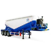 China 30-60T Max Payload Cement Trailer 2 Axle Bulk Cement Tank Powder Tanker High Capacity for sale