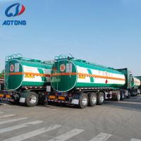 China 50000L Fuel Oil Carrier Semi Truck Trailer 3 Axle Chemical Liquid Aluminium Oil Trailers for sale