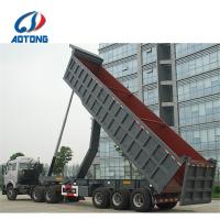 China 20 CBM 2 Axles Dump Trailer/Rear Tipping Trailer Max Payload 60T Customised Direct Sell for sale