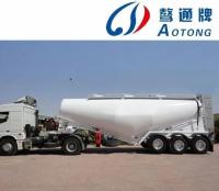 China Mechanical/Air Suspension Semi-Trailer 2 Axle Tanker Trailer for Bulk Cement Transport for sale