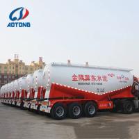 China Mechanical/Air Suspension Semi-Trailer 2 Axle Tanker Trailer for Bulk Cement Transport for sale