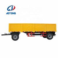 China Full Farm Trailer with 2 * 13ton Capacity Axles and 28 Ton Two Speed Landing Gear for sale