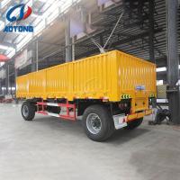 China Full Farm Trailer with 2 * 13ton Capacity Axles and 28 Ton Two Speed Landing Gear for sale