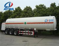China 42000 Liters Water Transporting Fuel Tanker Semi-Trailer Used Crude Oil Tan Trailer for sale