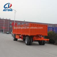 China 28 Ton Two Speed Landing Gear Draw Bar Dolly Dump Semi Trailer 6000*2500* 1500 1500 mm for sale